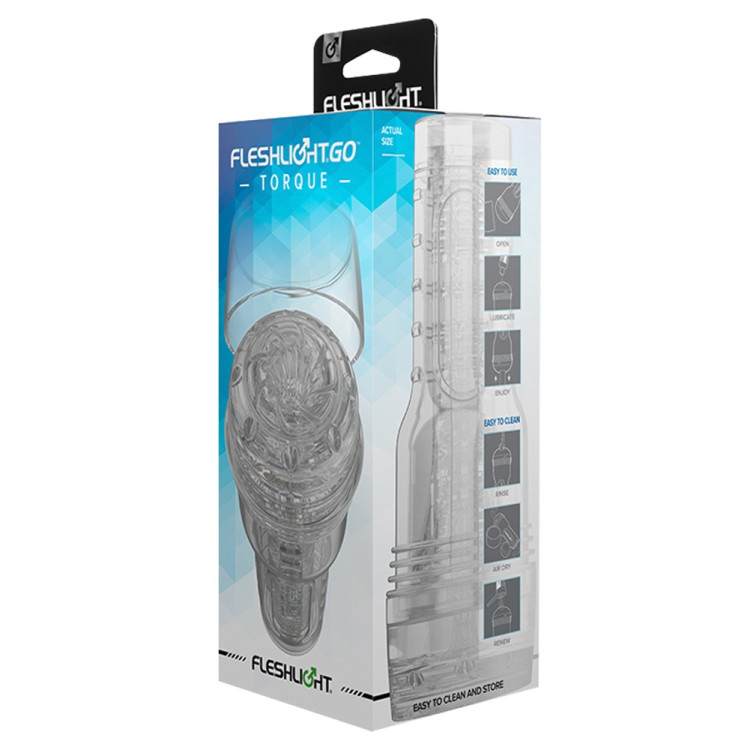 Fleshlight GO - Torque - Masturbator - Transparent